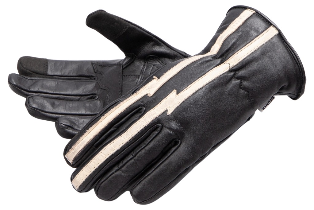 DEGNER 冬季皮手套 (棕/象牙色) [WG-51]