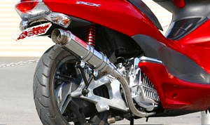 Webike | K2TEC ケイツーテック GPスタイルエキゾースト GP-R STD ステンレスサイレンサー (3ピースタイプ) PCX125(pcx-gps3) | フルエキゾースト ...