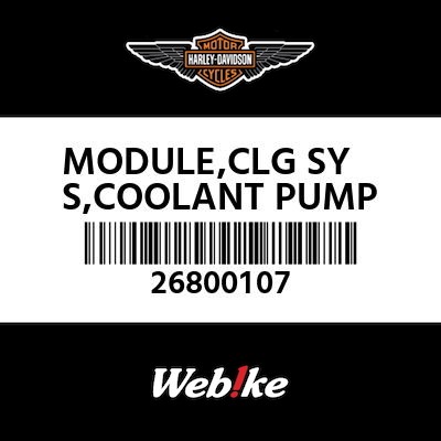HARLEY-DAVIDSON MODULE，CLG SYS，COOLANT PUMP 26800107 (26800107)| Webike摩托百貨