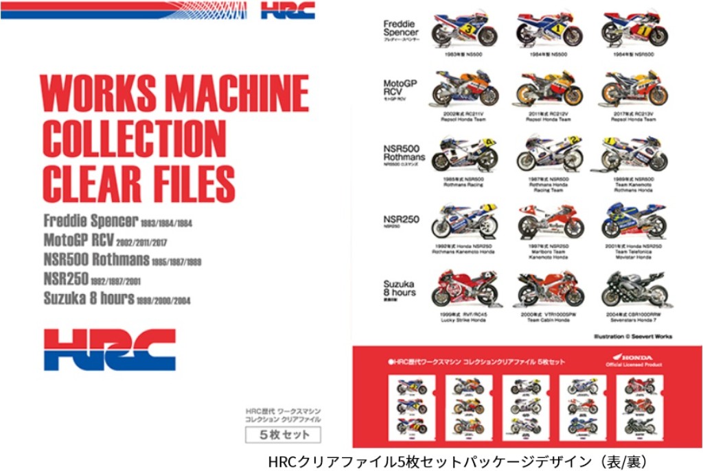 HRC Works Machine Collection透明文件夾 HRC (82046-N99-000)| Webike摩托百貨