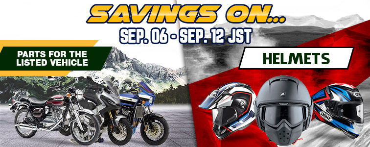 Webike Japan Weekly Sale