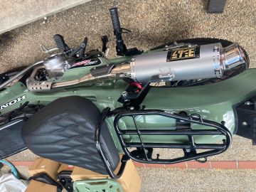 HONDA CT125 ハンターカブ DRC:ディーアールシー コンパクトキャリア CT125を使った、たみやんさんのバイク用品インプレッションです。バイク用品レビュー、口コミ、適合情報、コ ...