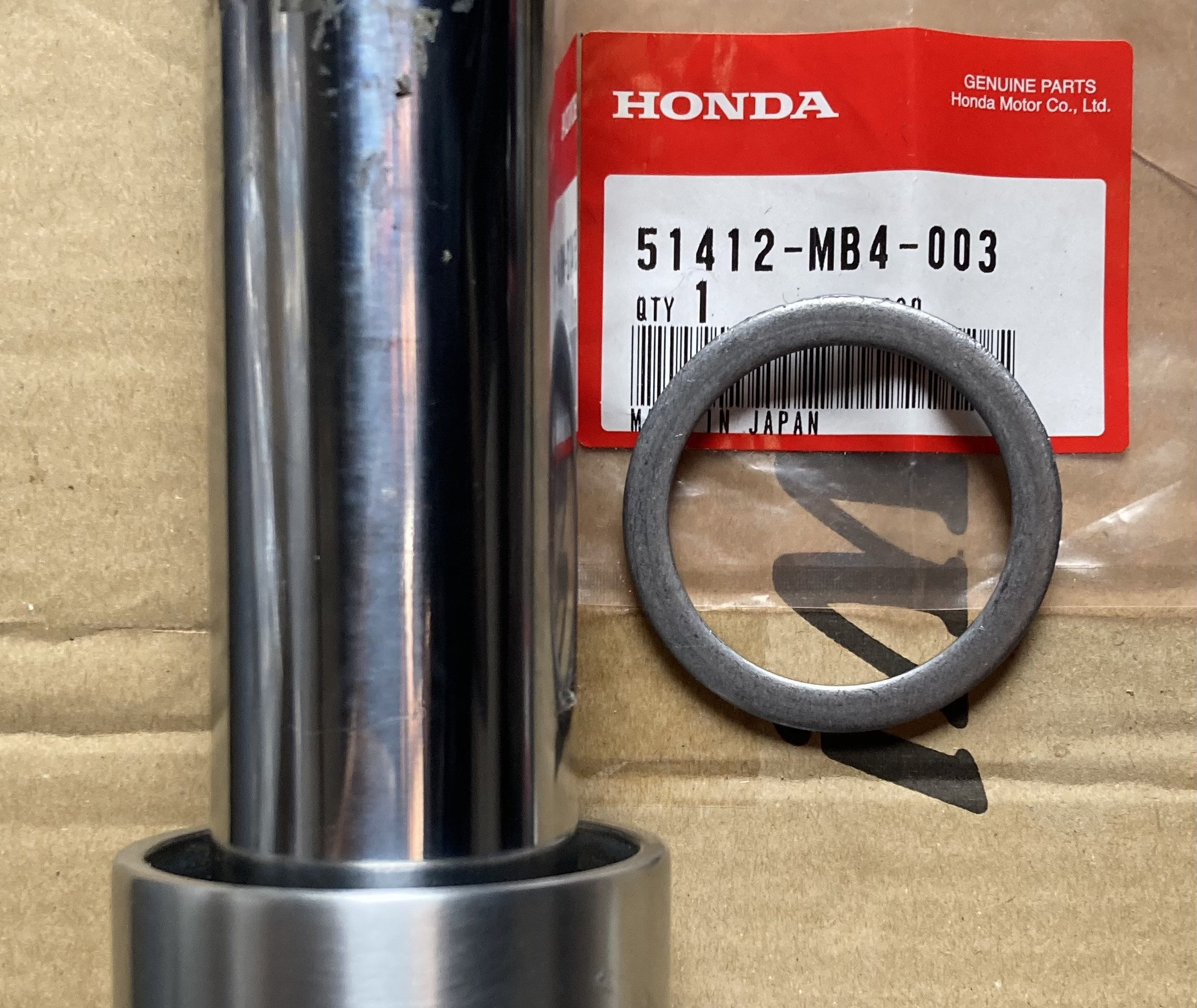 HONDA NSR250R HONDA純正部品:ホンダ純正部品 リング，バックアップ 51412-MB4-003を使った、youさんのバイク ...