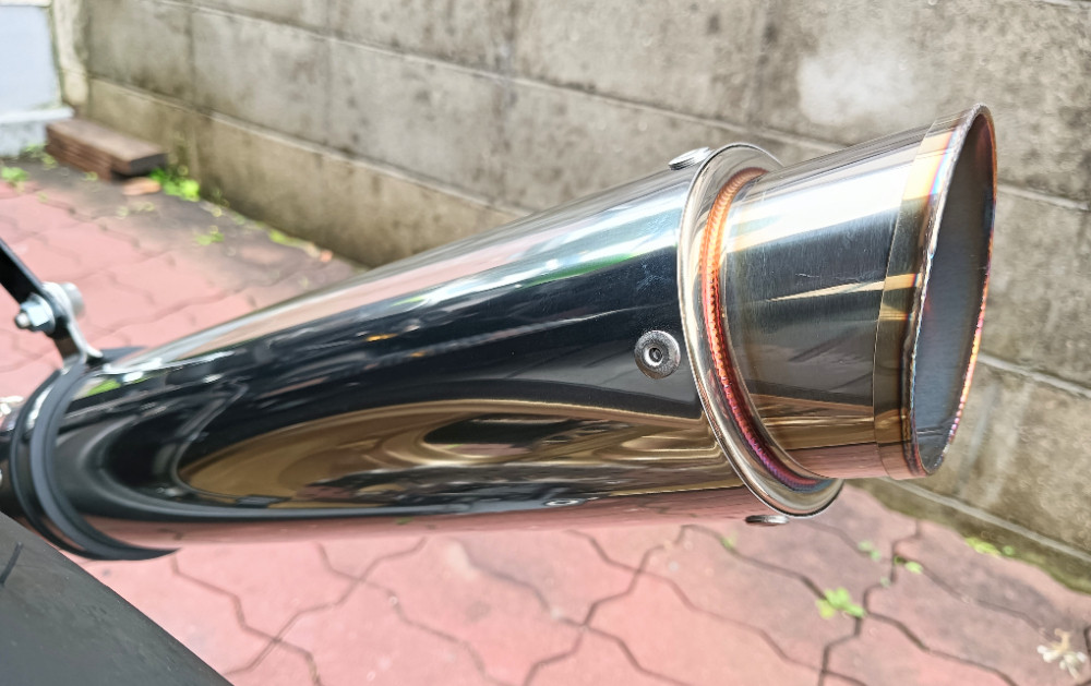 KAWASAKI ニンジャ 1000 (Z1000SX) K2TEC:ケイツーテック GPスタイル STDサイレンサー M1 60.5/P50 スプリングフックタイプを使った、Shinchan ...