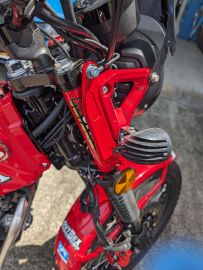 HONDA CT125 ハンターカブ OUTEX:アウテックス ステムスタビライザーを使った、Kazくんさんのバイク用品インプレッションです。バイク用品レビュー、口コミ、適合情報、コスパや性能 ...