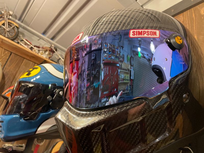 HARLEY-DAVIDSON XL883R SIMPSON NORIX:シンプソンノリックス SB15用シールドを使った、つつさんのバイク用品インプレッションです。バイク用品レビュー、口コミ ...