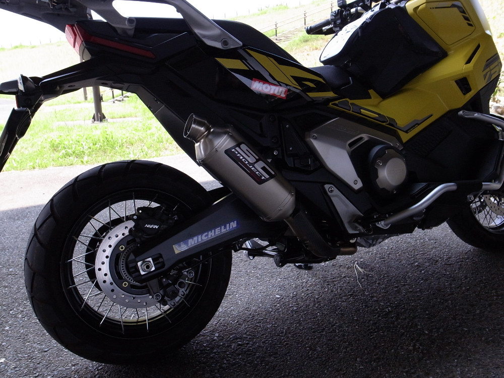 HONDA X-ADV SC-PROJECT:SCプロジェクト ラリーレイド スリップオンサイレンサー【公道走行可】を使った、T.MATさんの ...