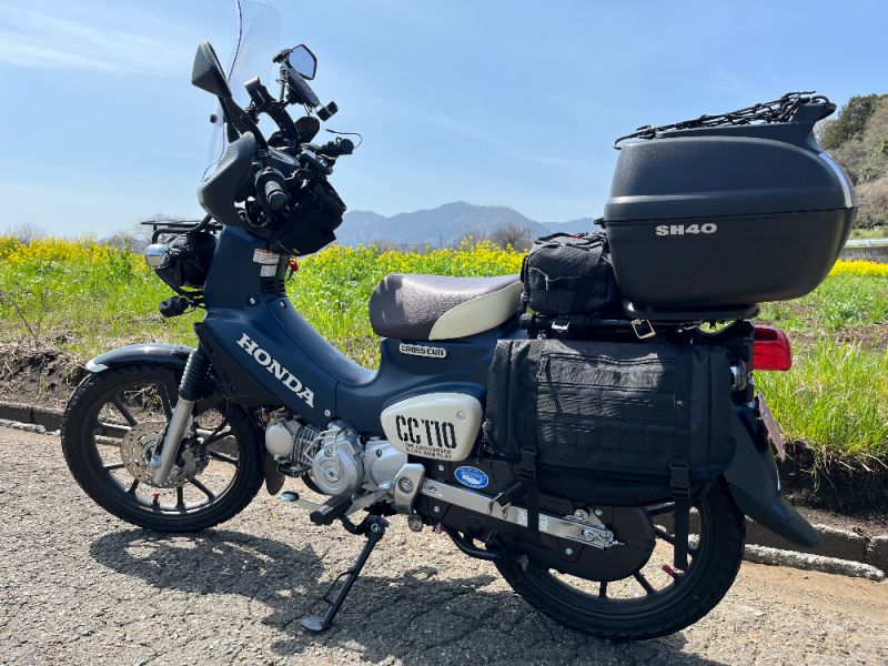 HONDA クロスカブ110 HenlyBegins:ヘンリービギンズ サドルバッグWR DHS-20を使った、あつやんさんのバイク用品 ...