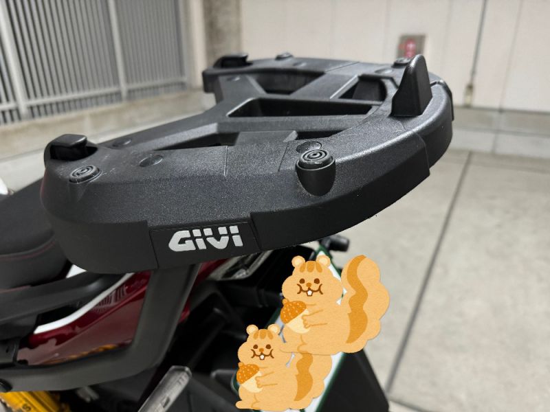 HONDA CB1300スーパーボルドール GIVI:ジビ モノキーベース [M7] FZシリーズ専用を使った、サトール@SSTR2025ゼッケン874さんのバイク用品インプレッションです ...