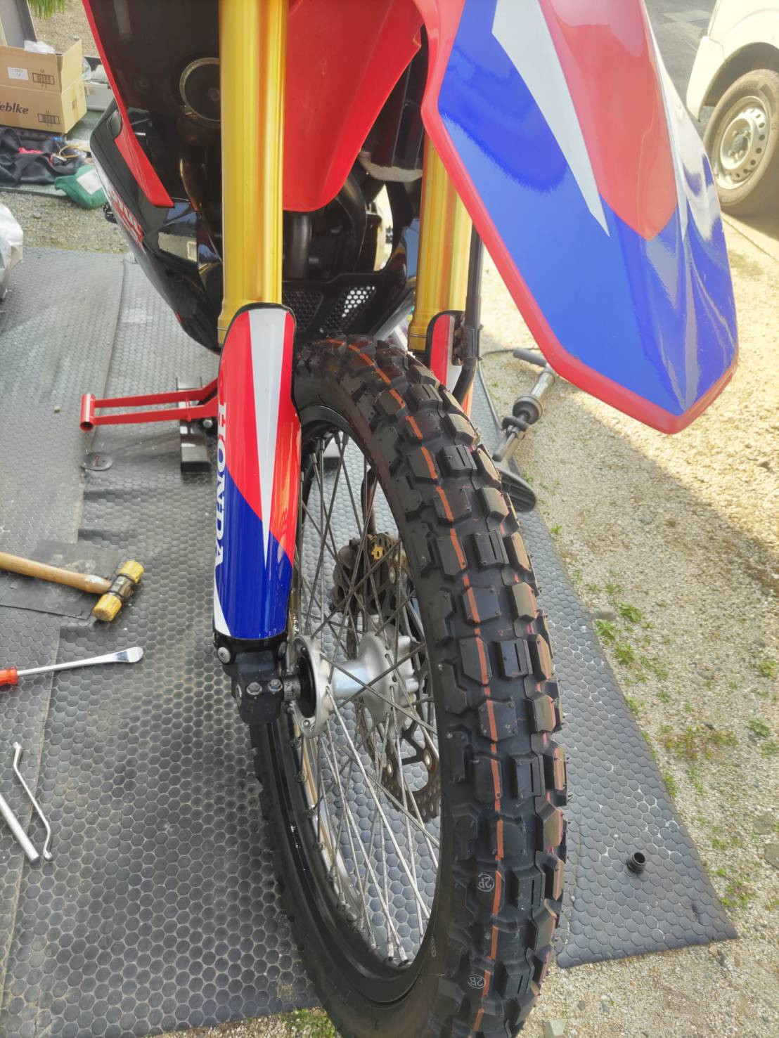 HONDA CRF250 RALLY BRIDGESTONE:ブリヂストン TRAIL WING TW301 【3.00-21 51P W ...