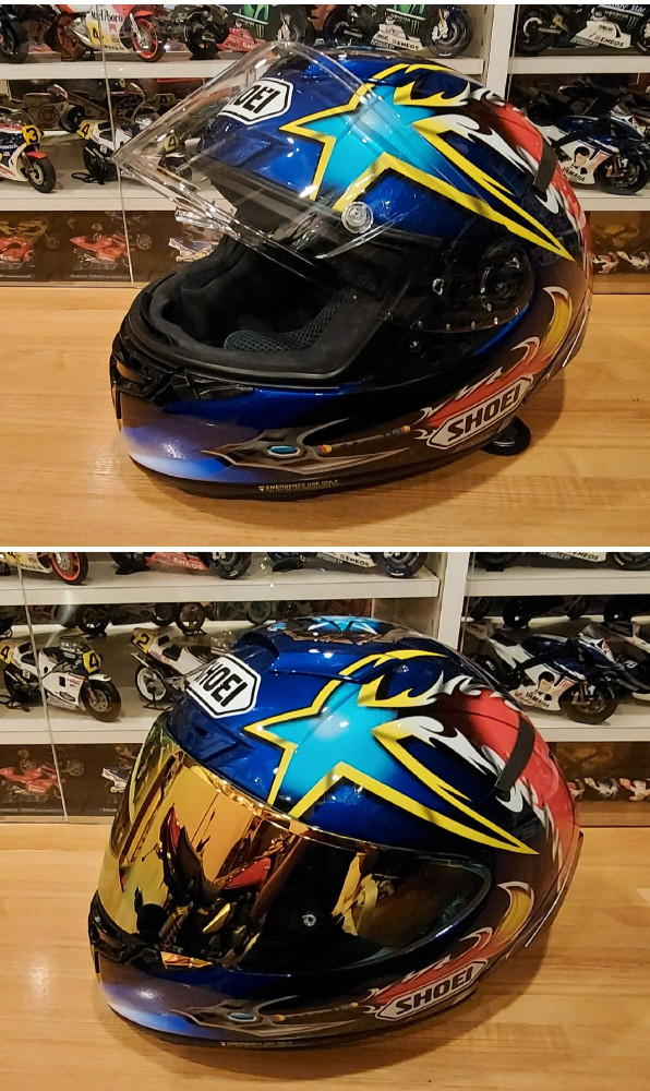 HONDA モンキー125 SHOEI:ショウエイ CWR-1 ミラーシールド【オプション・リペアパーツ】を使った、ツカぽんさんのバイク用品 ...