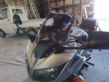 YAMAHA FZ1フェザー Magical Racing:マジカルレーシング バイザースクリーンを使った、非公開ユーザーさんのバイク用品 ...