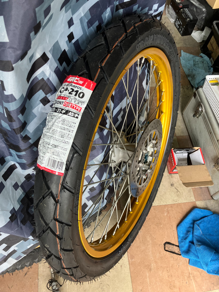 YAMAHA セロー225WE IRC:アイアールシー PROTECH TRAIL WINNER GP-210 【3.00-21 51P WT ...