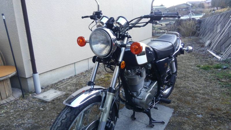 YAMAHA SR500 CF POSH:シーエフポッシュ クラシカルウインカーレンズセットを使った、非公開ユーザーさんのバイク用品 ...