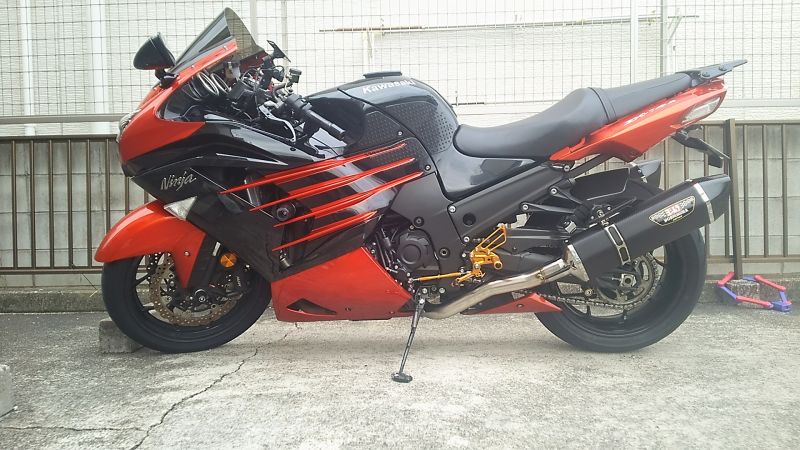 KAWASAKI ZX-14R YOSHIMURA:ヨシムラ HEPTA FORCE サイクロン EXPORT SPEC スリップオンマフラー ...