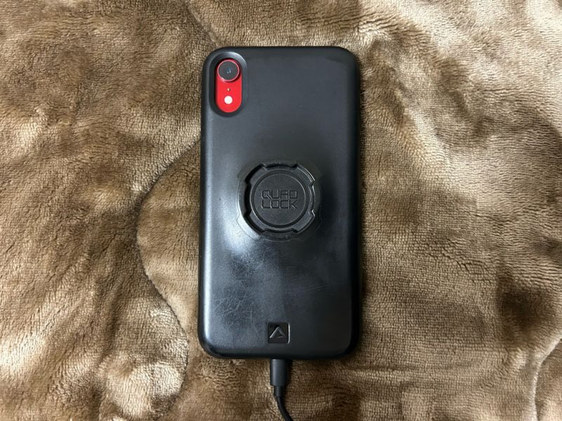 KAWASAKI Z900 Quad Lock:クアッドロック TPU・ポリカーボネイト製ケース 【iPhone XR用】を使った、さんぺぇ ...