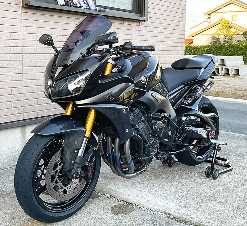 YAMAHA FZ1フェザー Magical Racing:マジカルレーシング ラジエターシュラウドを使った、非公開ユーザーさんのバイク用品 ...