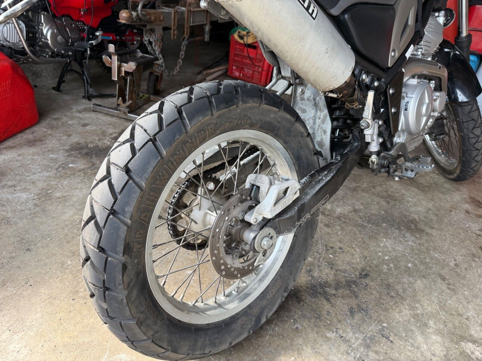 YAMAHA トリッカー IRC:アイアールシー PROTECH TRAIL WINNER GP-210 【120/90-16 M/C 63P ...