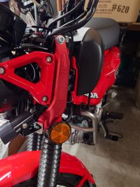 HONDA CT125 ハンターカブ OUTEX:アウテックス ステムスタビライザーを使った、非公開ユーザーさんのバイク用品インプレッションです。バイク用品レビュー、口コミ、適合情報、コスパや ...