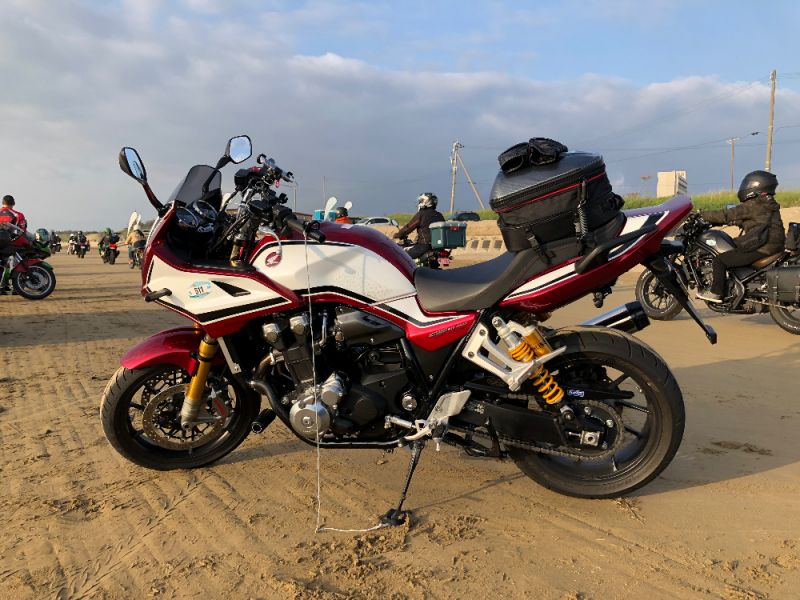 Honda Cb1300スーパーボルドール Daytona デイトナ スタンドホルダーを使った、サトール Sstr2023 ゼッケン511さん