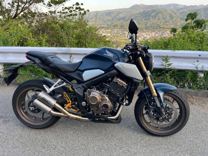 HONDA CB650R SC-PROJECT:SCプロジェクト フルエキゾーストシステム 4-1-2＆CR-T ツイン サイレンサーを使った ...