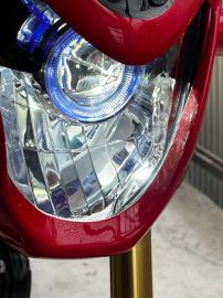 HONDA グロム M&H マツシマ:エムアンドエイチマツシマ 原付用LEDヘッドライトバルブ PonLED HS1を使った、非公開ユーザーさんのバイク用品インプレッションです。バイク用品 ...