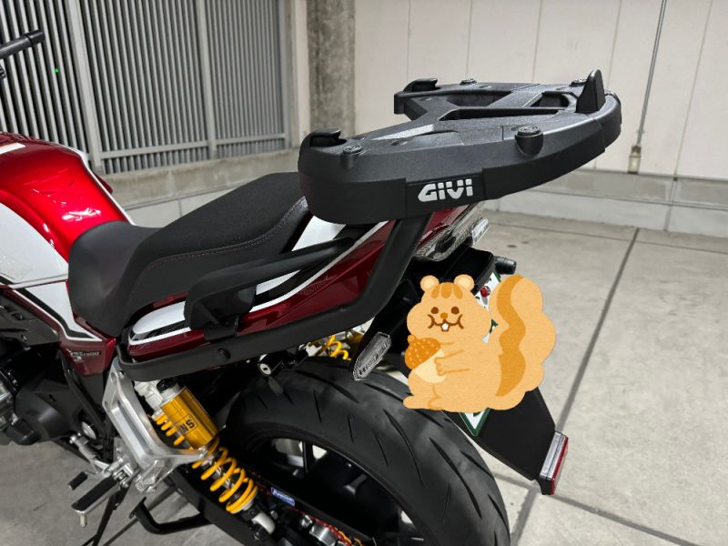HONDA CB1300スーパーボルドール GIVI:ジビ モノキーベース [M7] FZシリーズ専用を使った、サトール@SSTR2025ゼッケン874さんのバイク用品インプレッションです ...