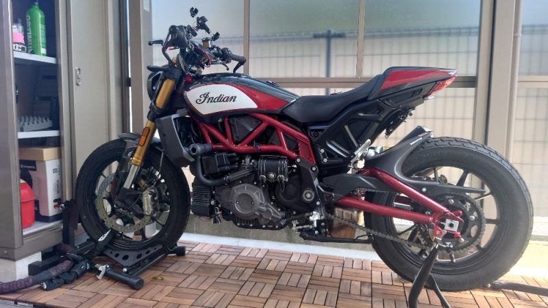 INDIAN MOTORCYCLE FTR Carbon BODY STYLE:ボディースタイル Sportsline rear hugger ...