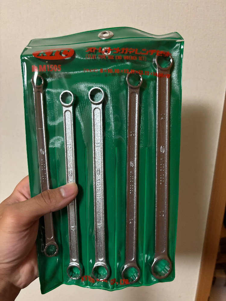 KTM 250 ADVENTURE KTC:ケイティーシー ストレートロングメガネレンチセットを使った、かおるさんのバイク用品インプレッションです。バイク用品レビュー、口コミ、適合情報、コスパ ...