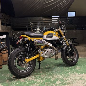 HONDA モンキー125 WirusWin:ウイルズウィン フェンダーレスキット タイプ2を使った、裏庭ガレージさんのバイク用品インプレッションです。バイク用品レビュー、口コミ、適合情報、コ ...