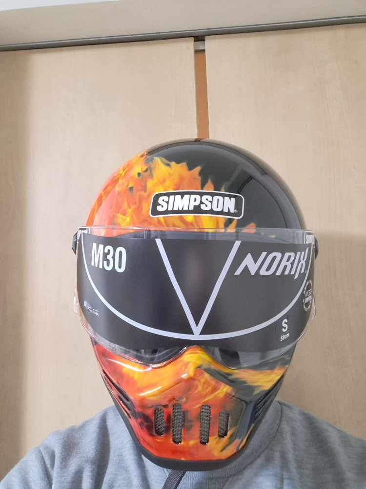 SIMPSON NORIX:シンプソンノリックス M30 -model30- ヘルメットを使った、Tarkeyさんのバイク用品インプレッションです。バイク用品レビュー、口コミ、適合情報、コスパ ...