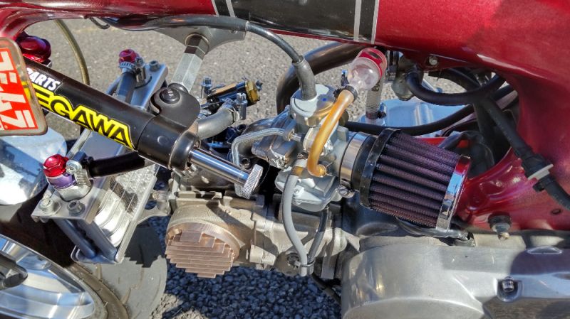 HONDA ダックス KITACO:キタコ キャブレターASSY PC20 APE／100を使った、副部長さんのバイク用品インプレッションです。バイク用品レビュー、口コミ、適合情報、コスパや ...