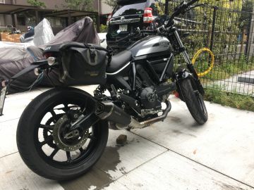 DUCATI Scrambler Sixty2 REMUS:レムス HYPERCONE(ハイパーコーン)スリップオンマフラー 中間パイプ＆着脱式バッフル付を使った、非公開ユーザーさんのバイク ...