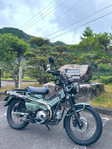 HONDA CT125 ハンターカブ TIMSUN:ティムソン TS823 【100/80-17 52P TL】 タイヤを使った、Mi-29 ...