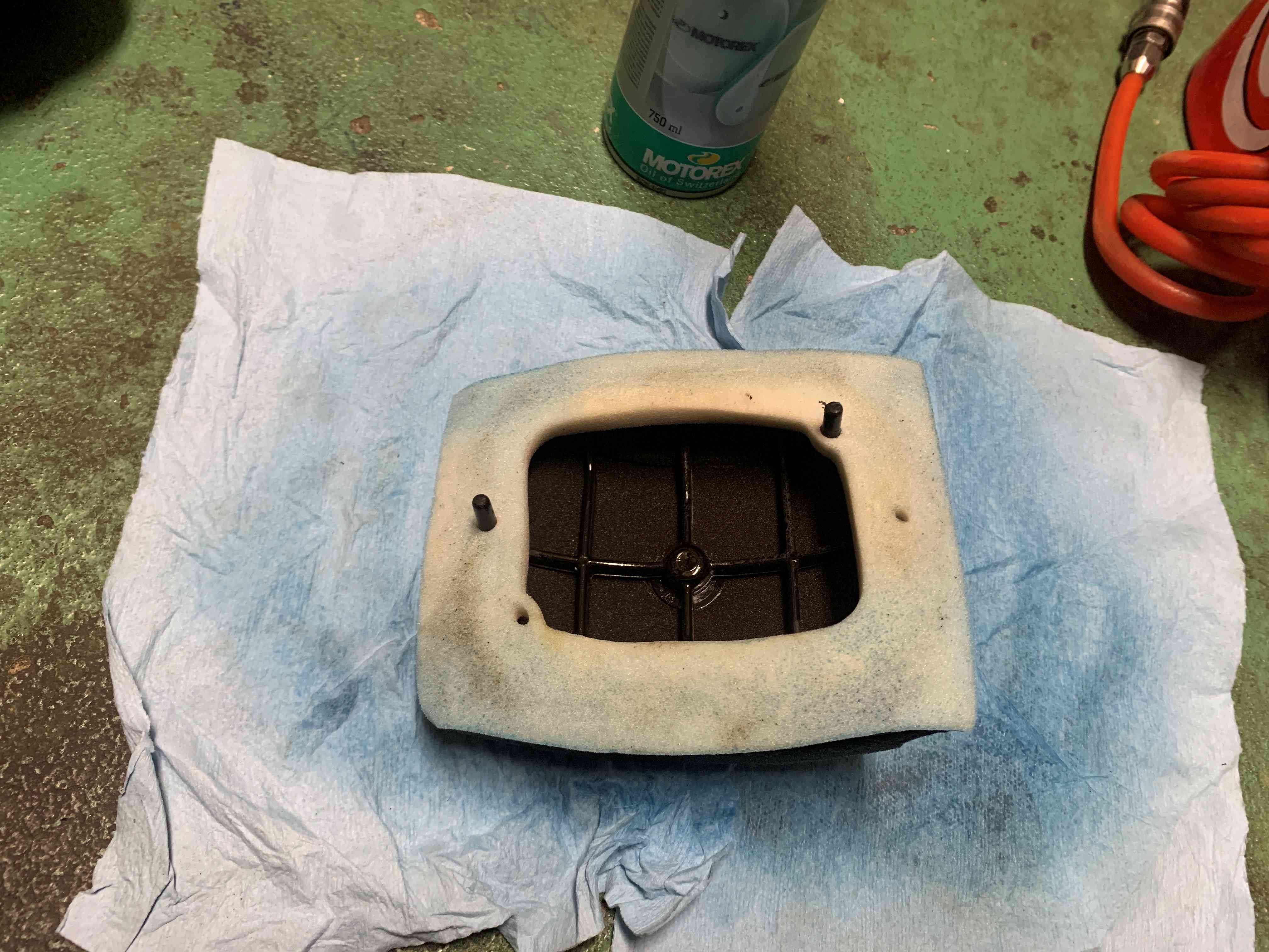 HONDA CRF125F MOTOREX:モトレックス エアフィルターオイル スプレー655を使った、りょう太さんのバイク用品 ...